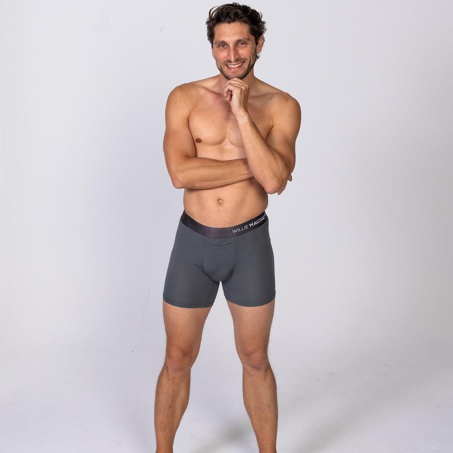 Grey Slate - Boxer Briefs – Willie Wagtail