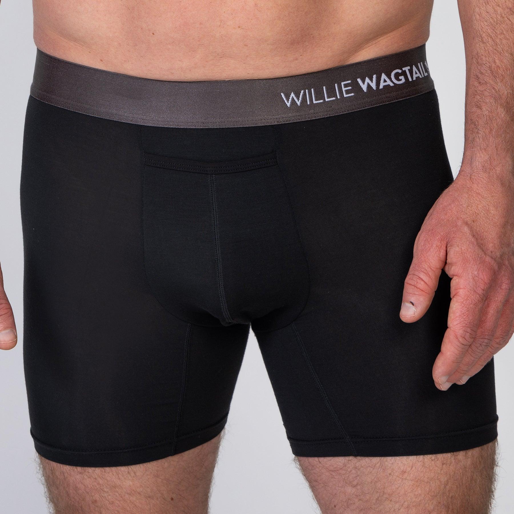 Midnight Black - Boxer Briefs – Willie Wagtail